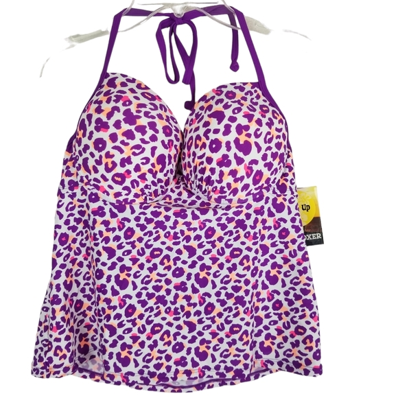 Joe Boxer | Swim | Joe Boxer Push Up Animal Print Tankini Nwt Juniors ...